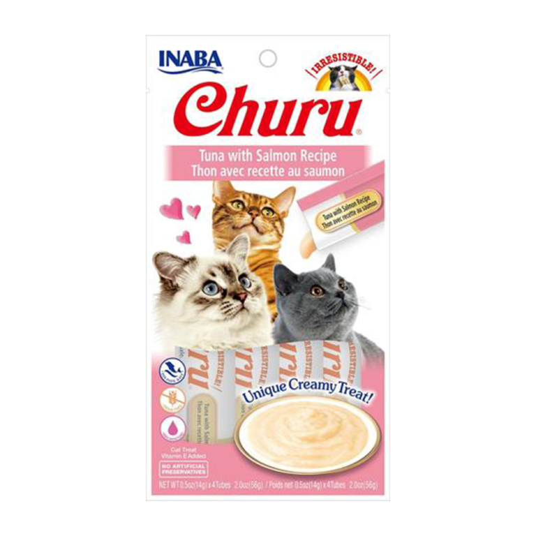 Churu Inaba Cremoso para Gato - Salmón 56gr - Keiko mascotas